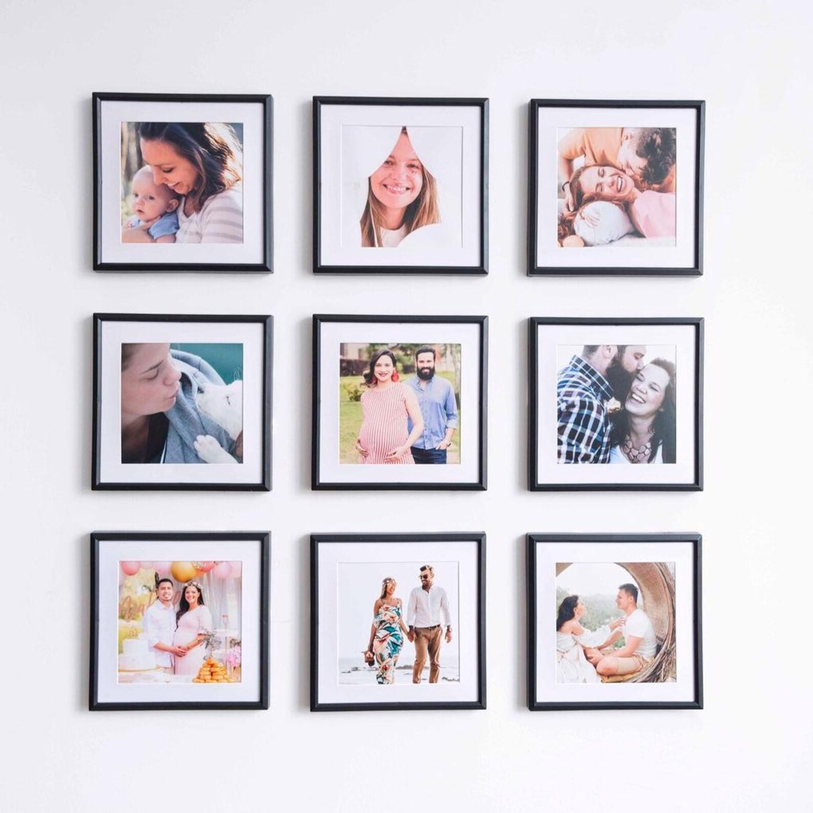 Personalized Wall Collage Photo Frame custom Family Photo Wall Art ...
