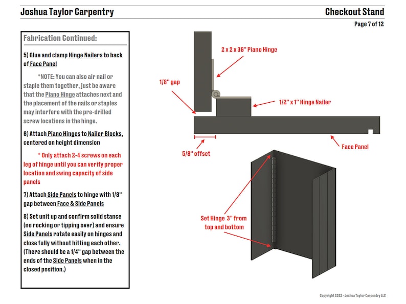 DIGITAL PLANS: Fold-up Checkout Stand - Etsy