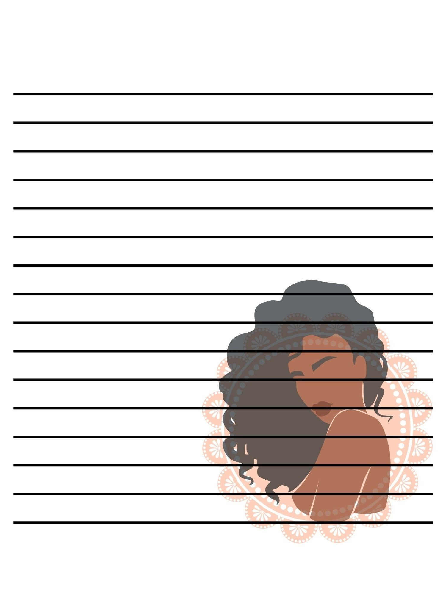 PRINTABLE Black Girls Affirmation Journal, African American ...