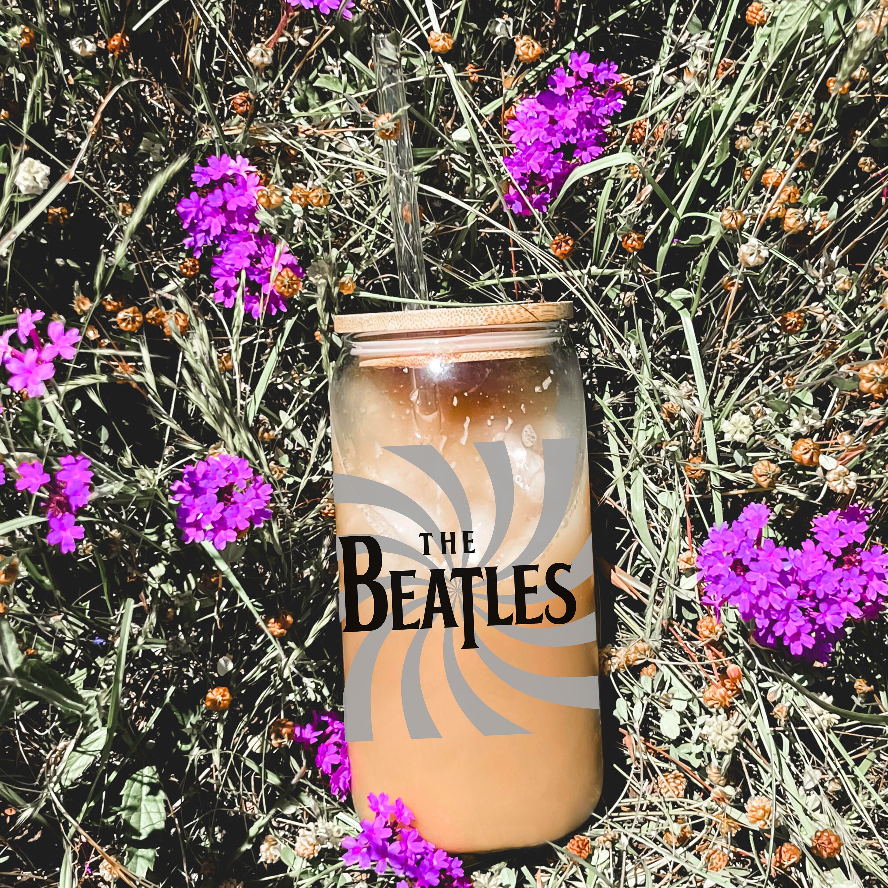 The Beatles Svg and Png L 16oz Libbey Glass Can Beatles Svg & Png L ...