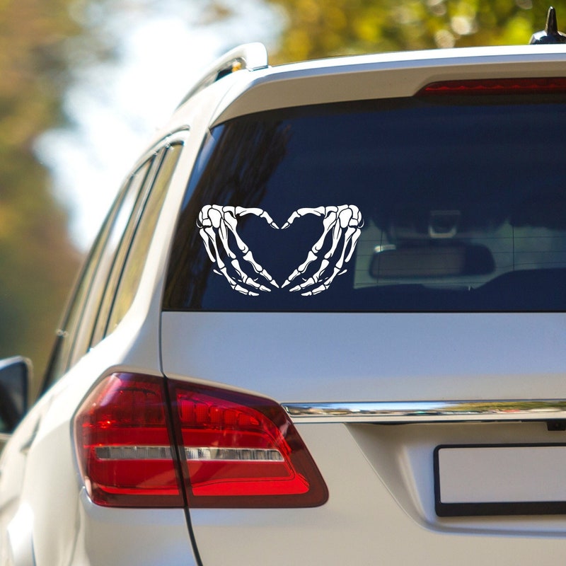 Skeleton Hand Decal - Etsy
