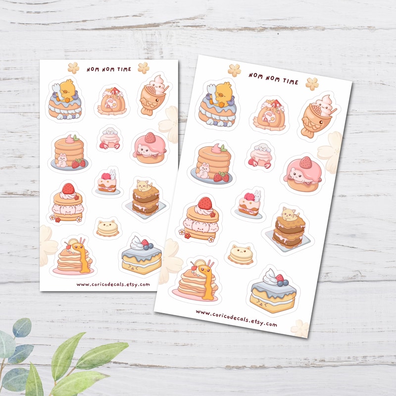 Cute Food Stickers - Etsy