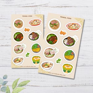 Khmer Food Stickers: Cambodian Art, Planner Decals - Etsy