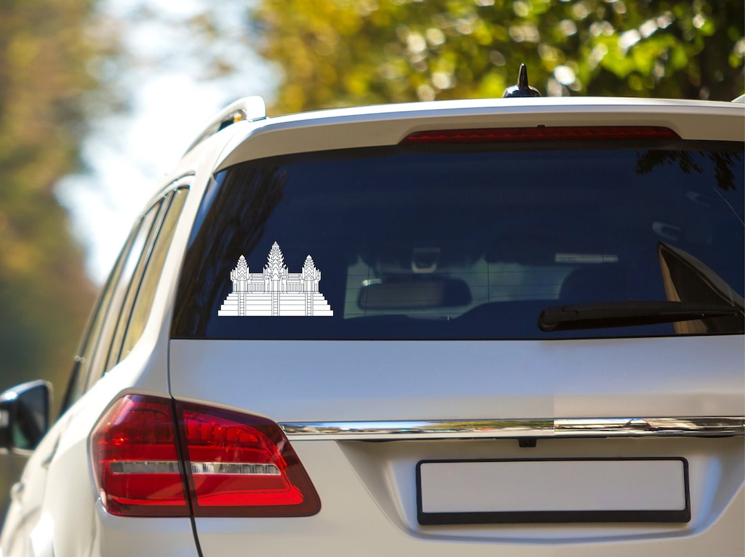 Ankor Wat Cambodia Car Decal: Khmer Vinyl Sticker (5" W) - Etsy