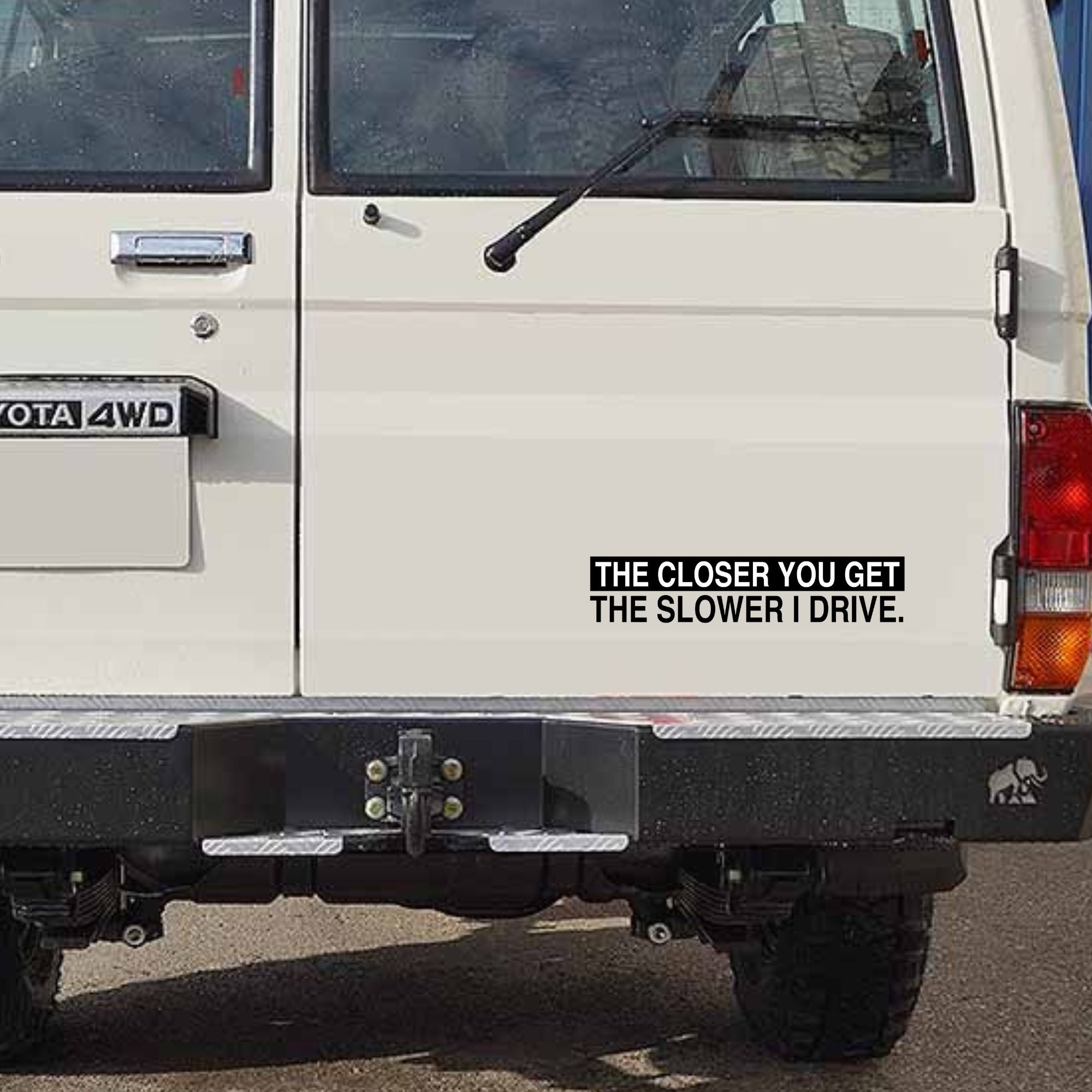 Tailgating Sticker Bumper Sticker Back off Car Sticker - Etsy