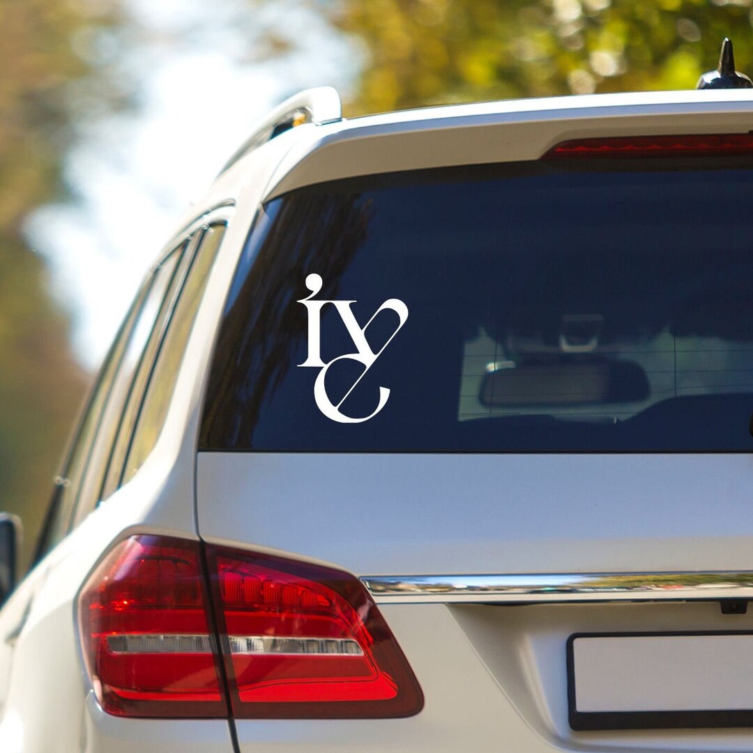 IVE Car Decal, Ive Merch, K Pop Vinyl Car Decal, K-pop Merch, Car Vinyl ...