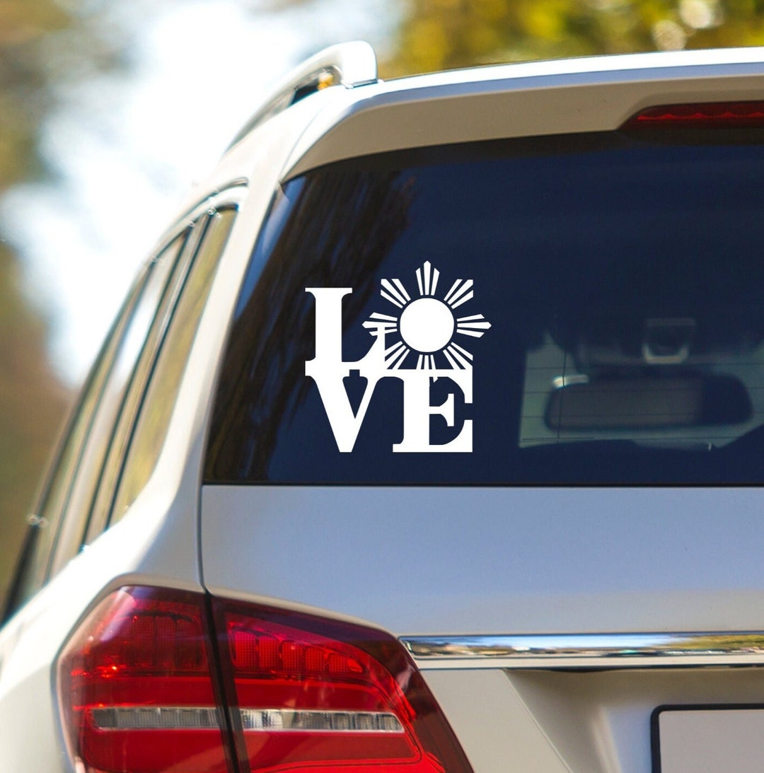 Philippines Sun Star Decal, Filipino Stickers, Filipino Flag Sticker ...