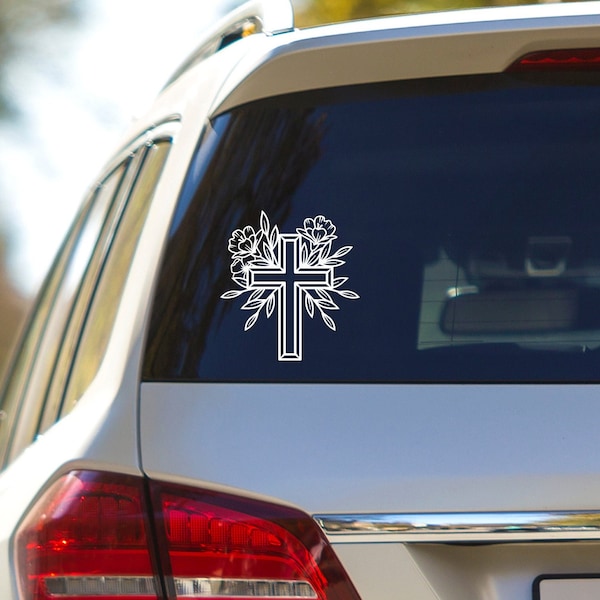 Cross Decal - Etsy