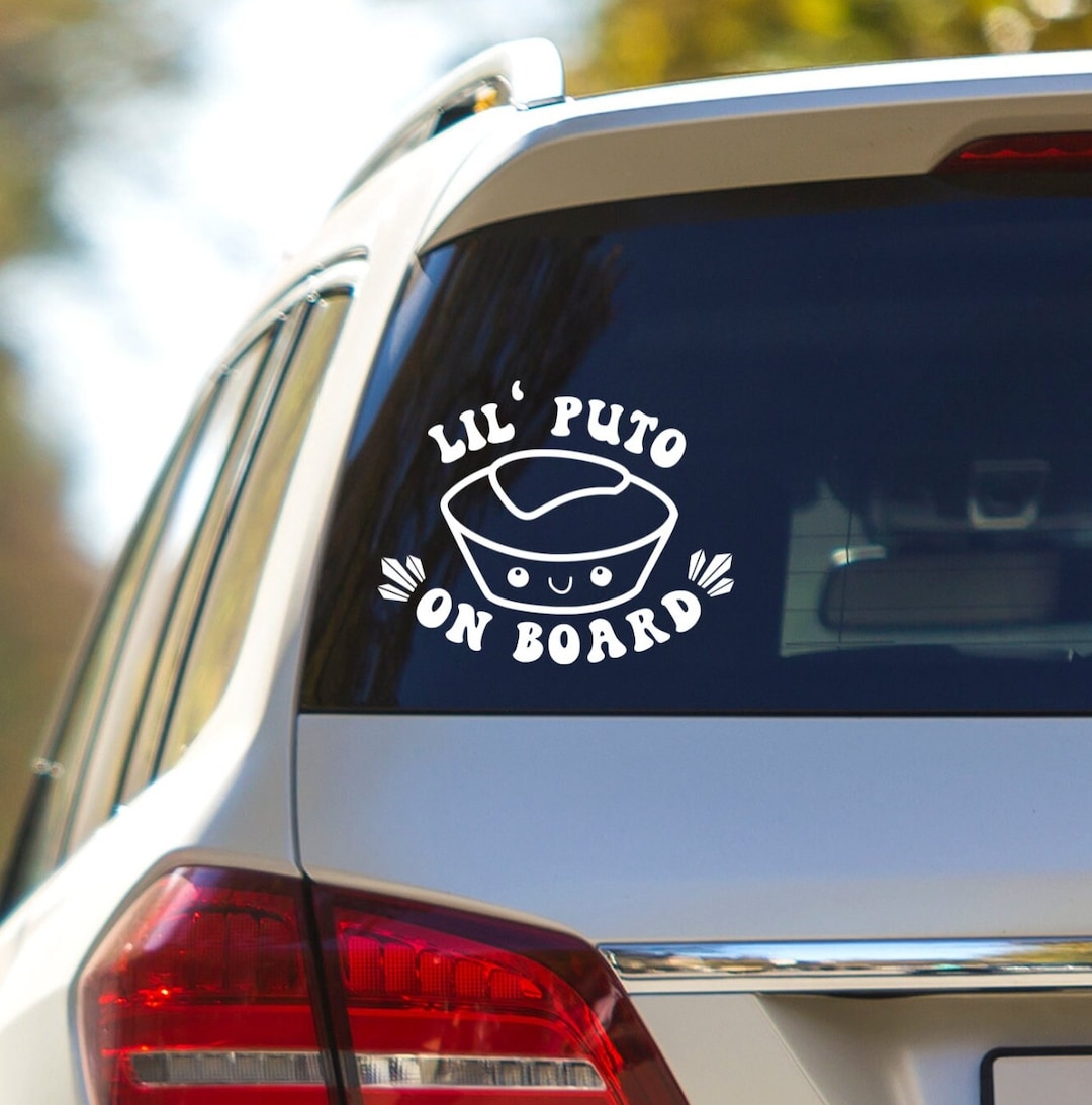 Puto on Board Decal, Filipino Car Sticker, Philippine, Mahbuhay - Etsy