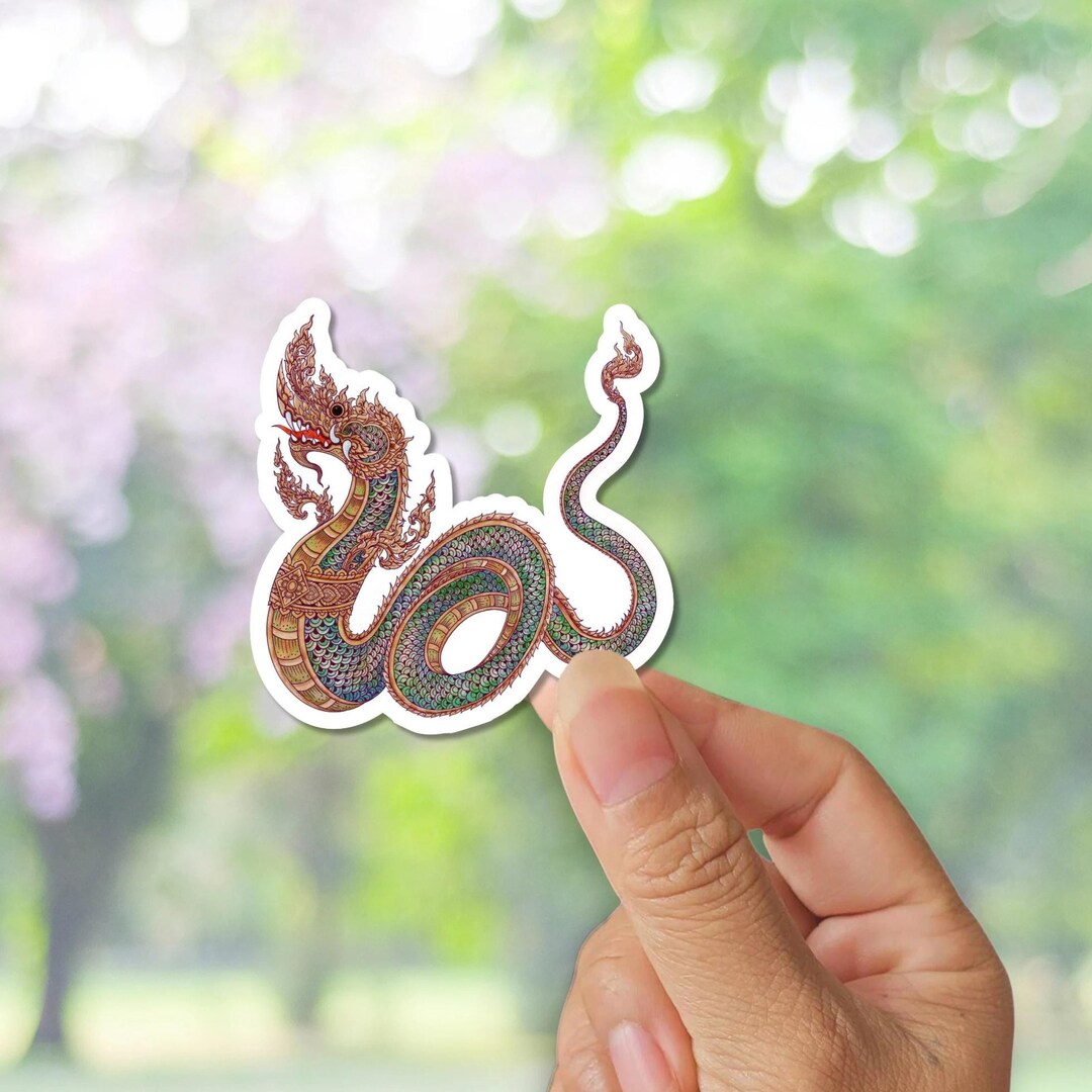 Khmer Sticker, King Naga, Thai Sticker, Khmer Art, Yak Sticker, Khmer ...