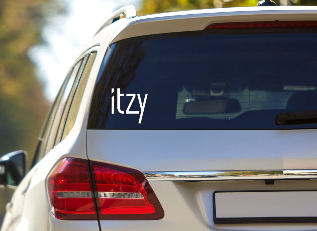 Itzy Car Decal, Itzy Merch, Itzy Sticker, Kpop Car Decal, Kpop Merch ...