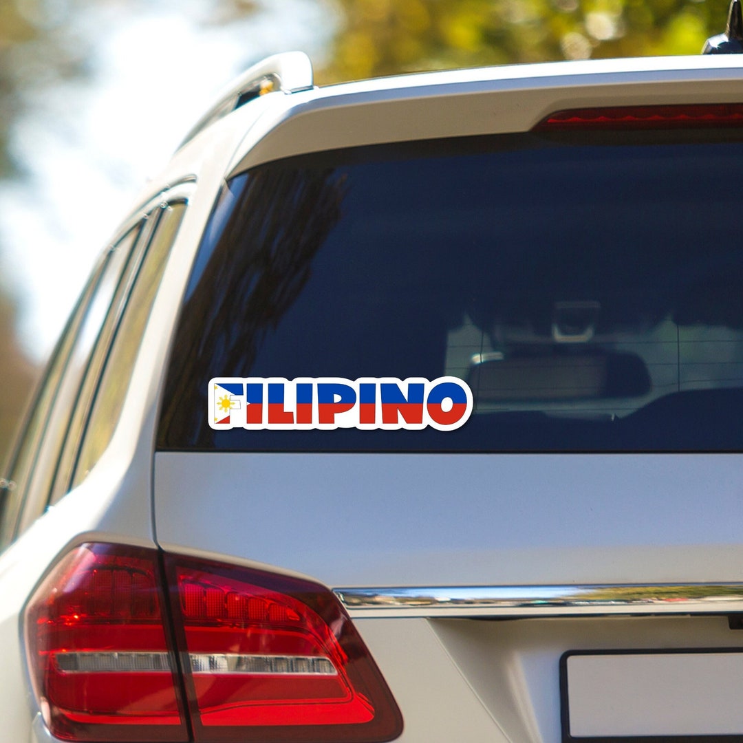 Philippines Sun Star Decal, Filipino Stickers, Filipino Flag Sticker ...