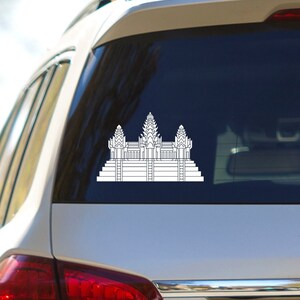 Ankor Wat Cambodia Car Decal: Khmer Vinyl Sticker (5" W) - Etsy