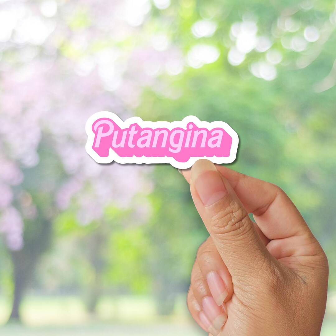 Putangina Sticker, Philippines Sticker for Water Bottle, Filipino Sun ...