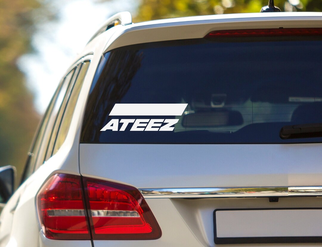 Ateez Car Decal, Ateez Gift, K Pop Car Decal, K-pop Merc, Kawaii Kpop ...