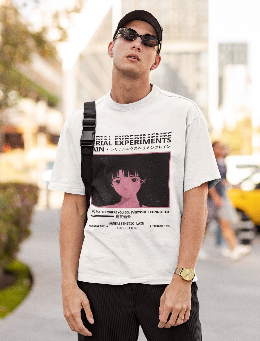 UNISEX - Serial Experiments Lain Anime T-shirt, Retro Lain Iwakura ...