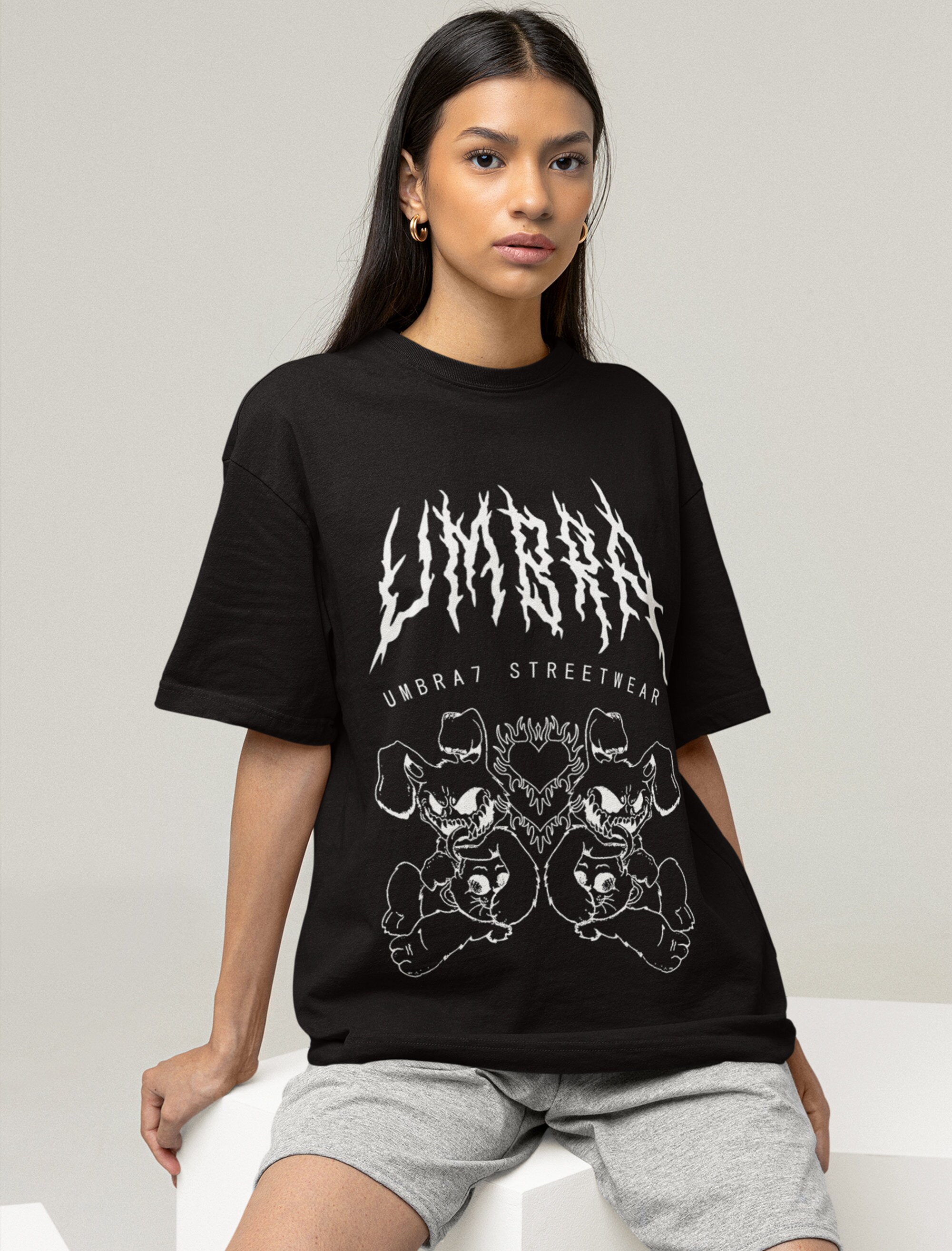 DEMON BUNNY Techwear Streetwear Fashion T-shirts for Men - Etsy