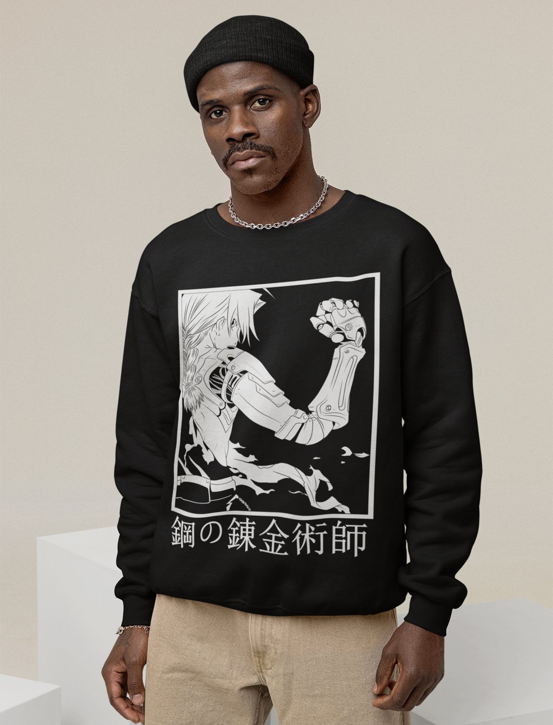 UNISEX Cute Anime Sweatshirt, Manga Lover Sweater, Graphic Tee, Otaku ...