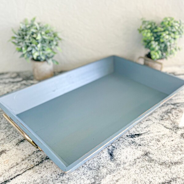 Distressed Wood Tray - Etsy