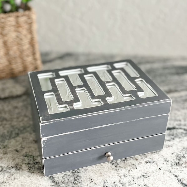 Distressed Box - Etsy