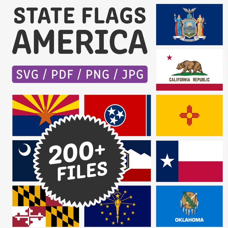 State Flags - Etsy