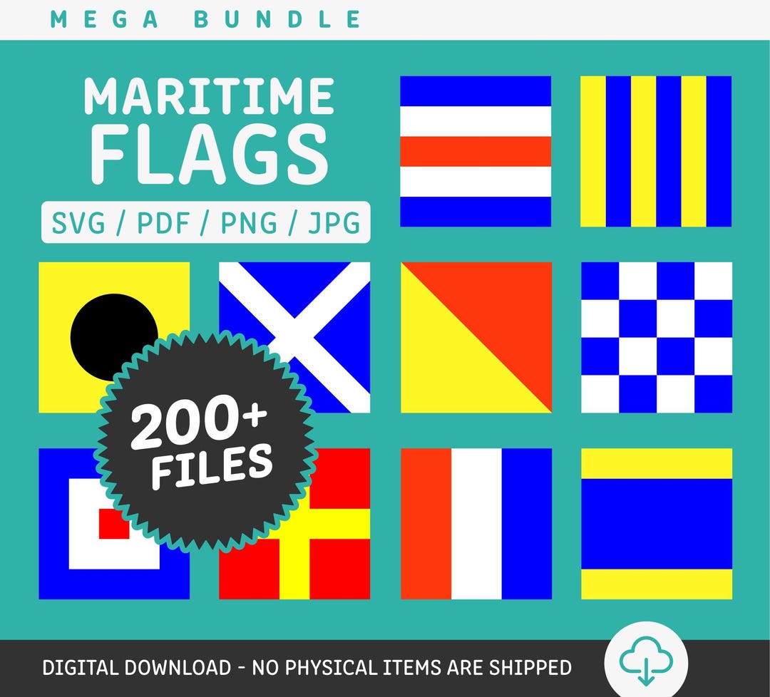 Maritime ICS & NATO Signal Flags | Digital Download | Commercial Use ...