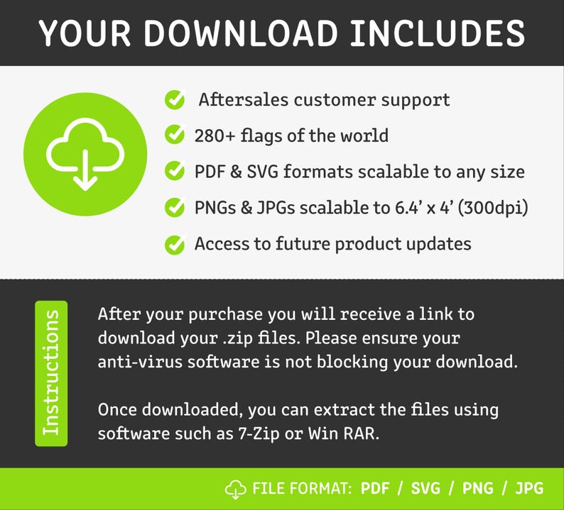 World Flags Clip Art: 280+ Country Flags (digital Download) - Etsy