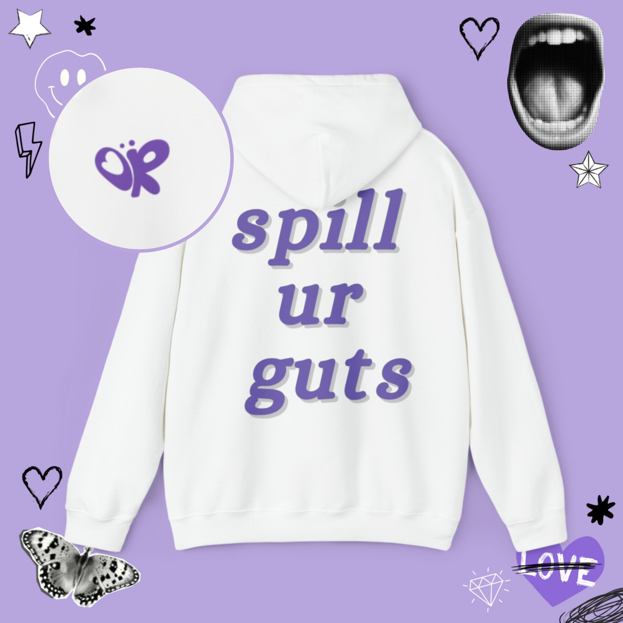 Spill Your Guts, GUTS Olivia Rodrigo Tour Merch, Olivia Rodrigo Double ...