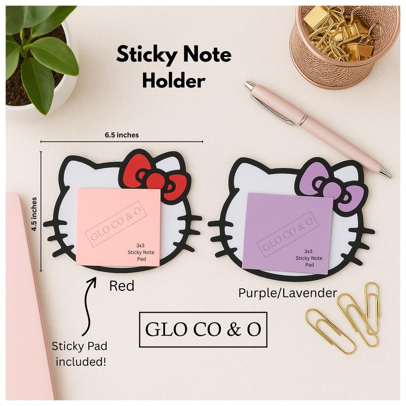 Hello Kittys Sticky Notes - Etsy