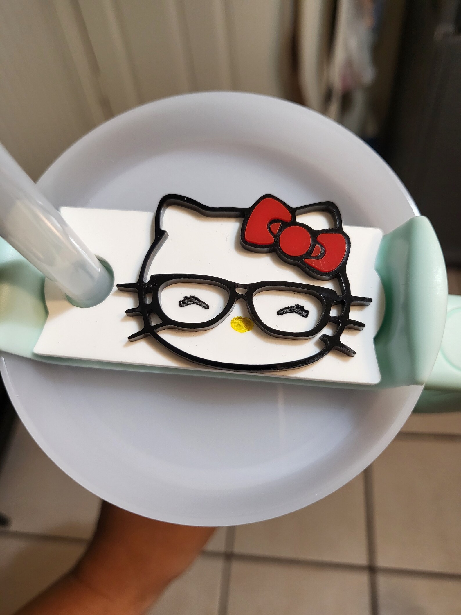 Stanley Tumbler Topper | Cup Tag | Kitty | Hello | Tumbler Topper | 30 ...