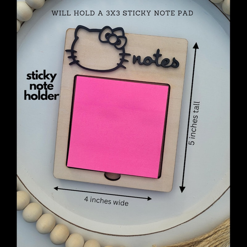 Hello Kittys Sticky Notes - Etsy