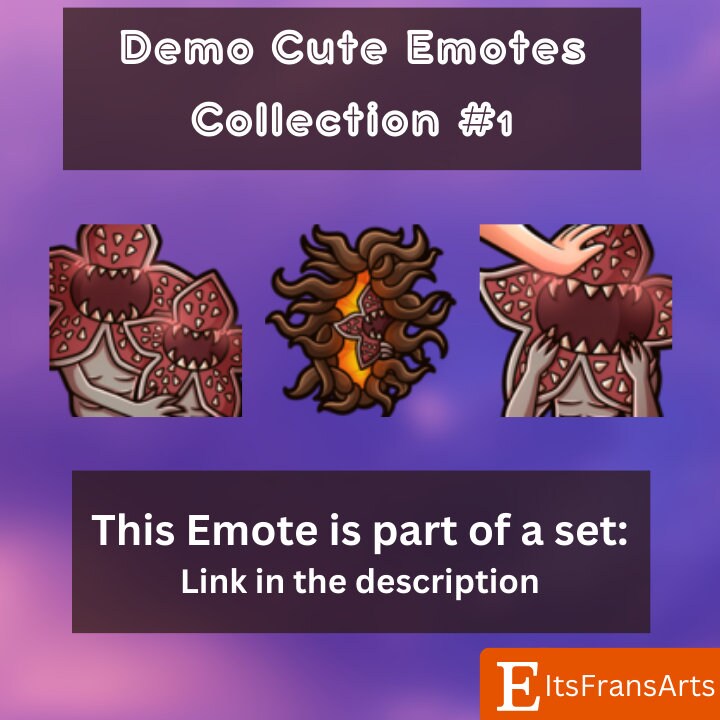 Demo Hug Emotes Ready for Twitch - Etsy