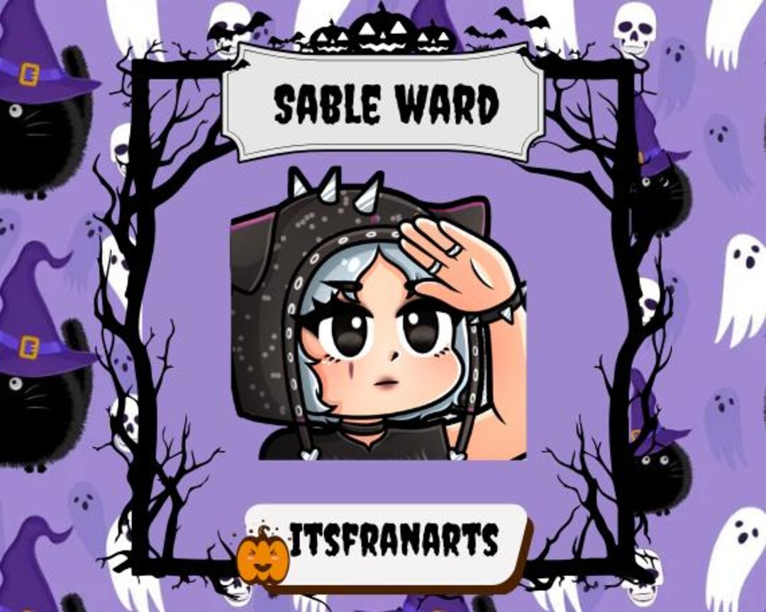Sable Ward Salute Emote || Dead by Daylight || Twitch Emote - Etsy UK