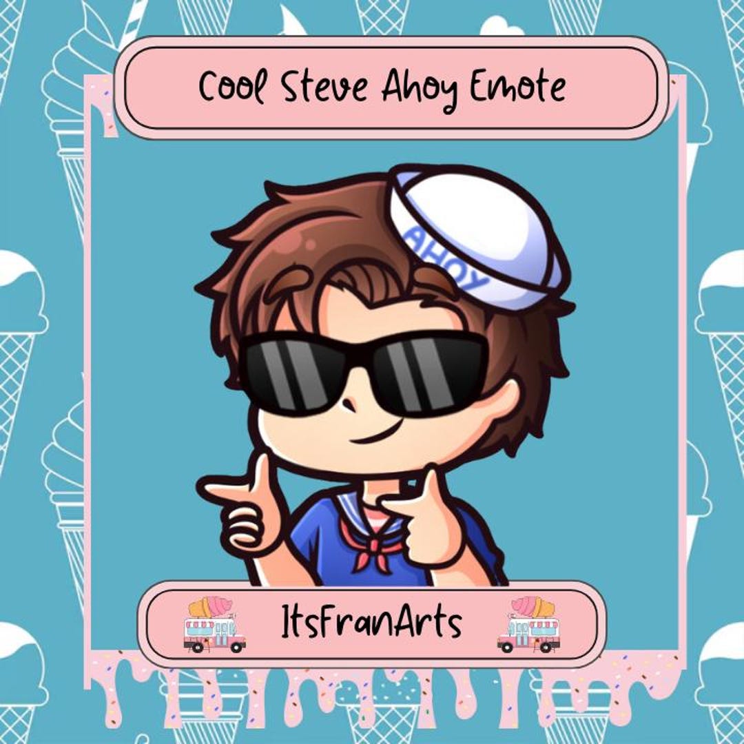 Cool Steve Ahoy Emote Deadbydaylight Stranger Things - Etsy