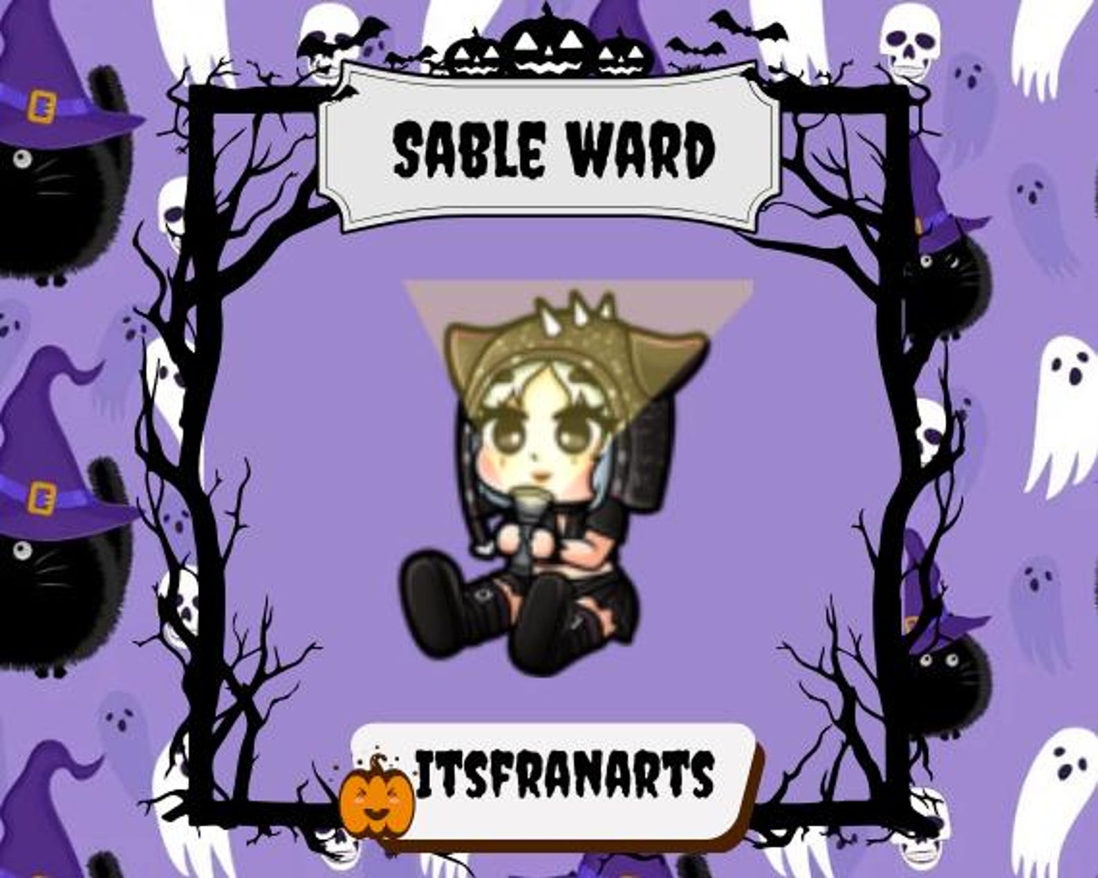 Sable Ward Sit Emote || Dead by Daylight || Twitch Emote - Etsy