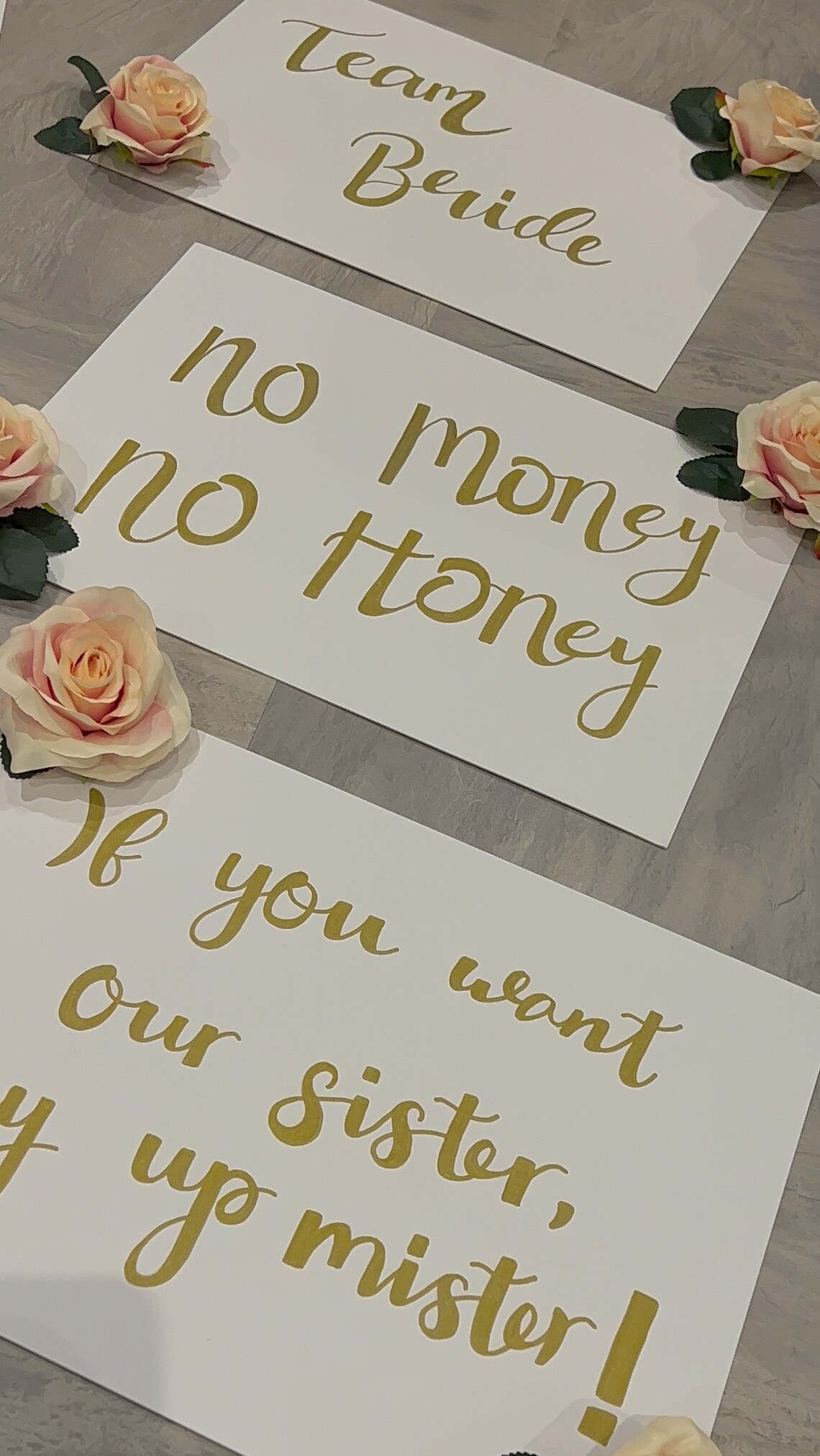 Wedding Sign Personalised – Entrance & Photo Prop - Etsy