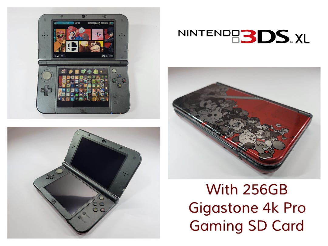 Nintendo new Super Smash Bros 3DS XL/LL W/ 256GB Sd Card - Etsy
