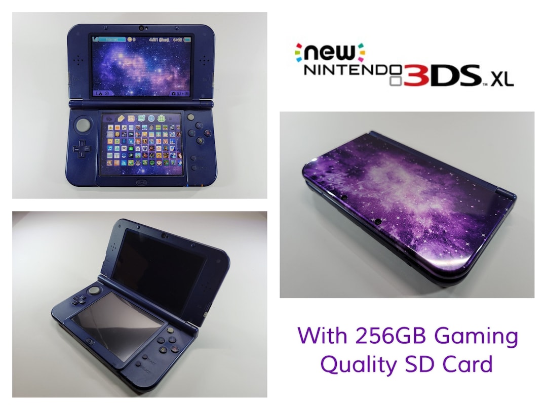 Nintendo new Galaxy Edition 3DS XL/LL Console W/ 256GB Sd Card - Etsy