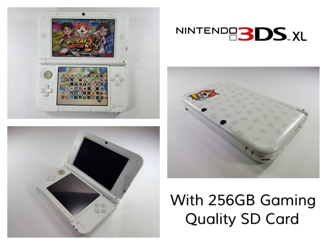 Nintendo Yokai Watch Edition 3DS XL/LL Console W/ 256GB Sd Card - Etsy