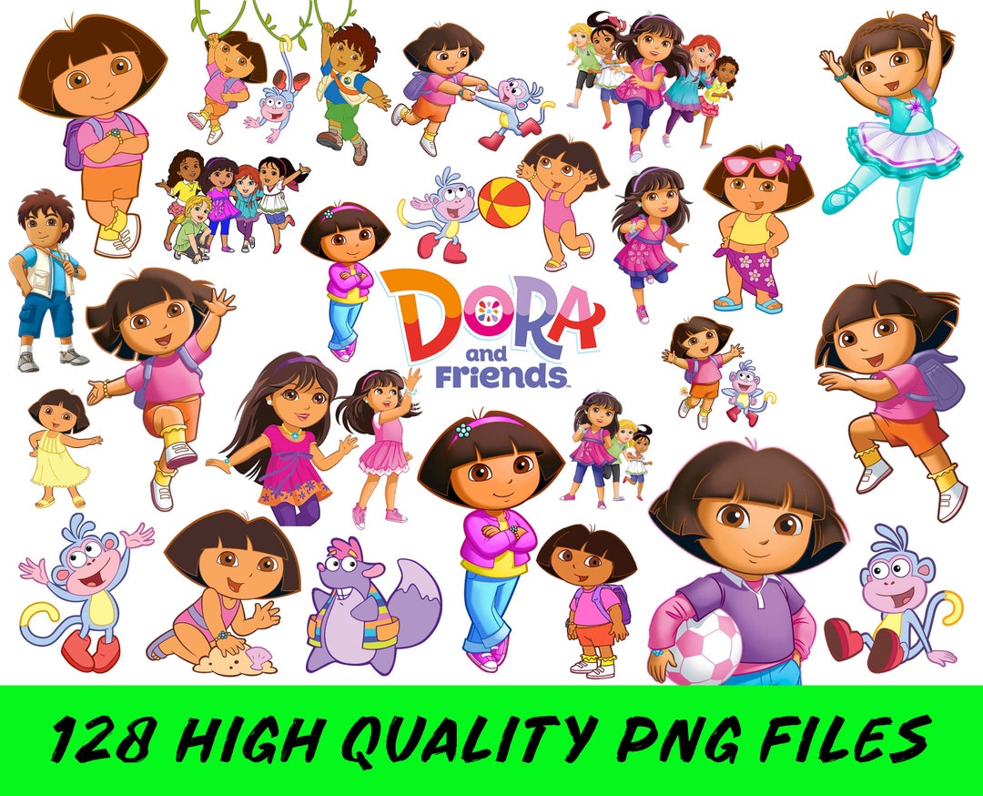 Dora the Explorer Clip Art Dora the Explorer Png Dora PNG - Etsy