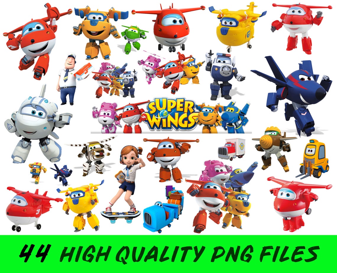 Super Wings Clip Art Super Wings PNG Super Wings Birthday - Etsy UK