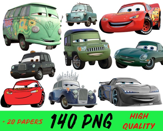 Cars Movie Characters Png