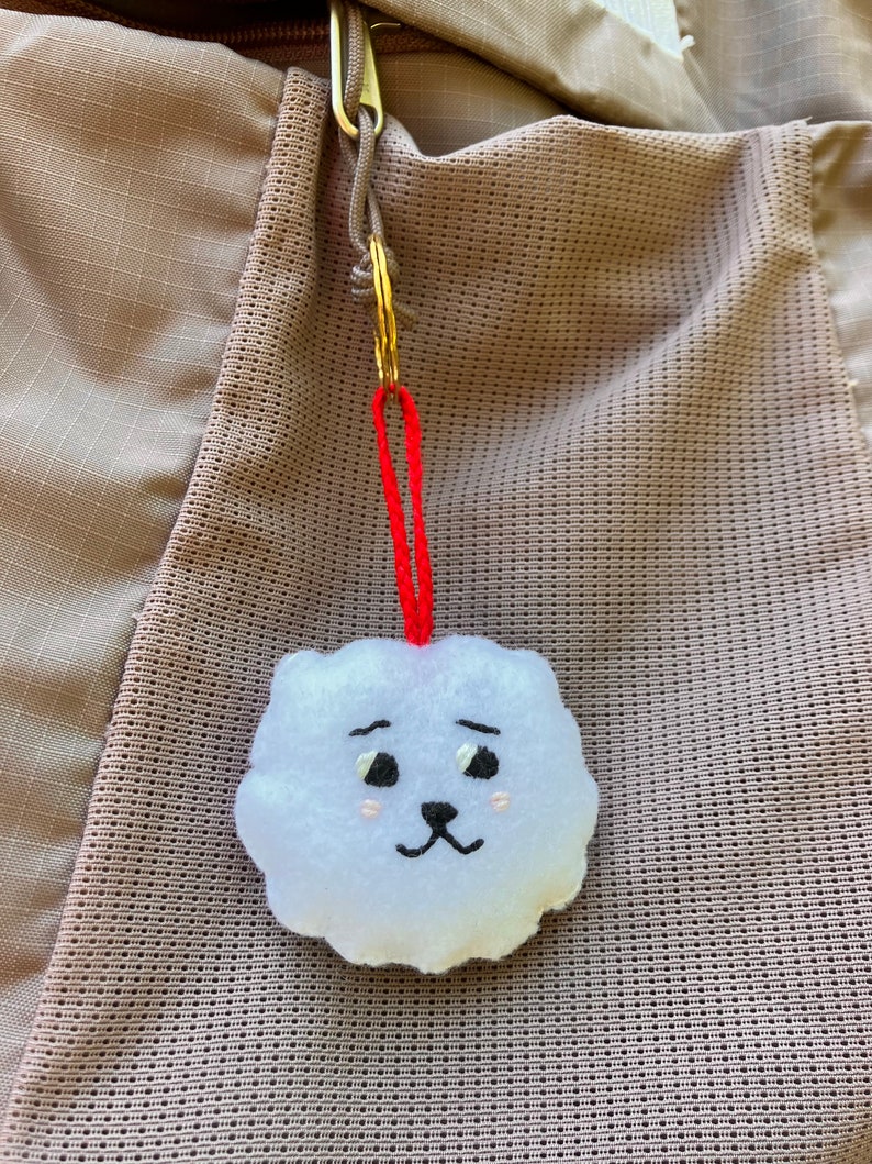 Felt BT21 RJ || Ornament, Keychain, Decorative || Alpaca, Personalized ...
