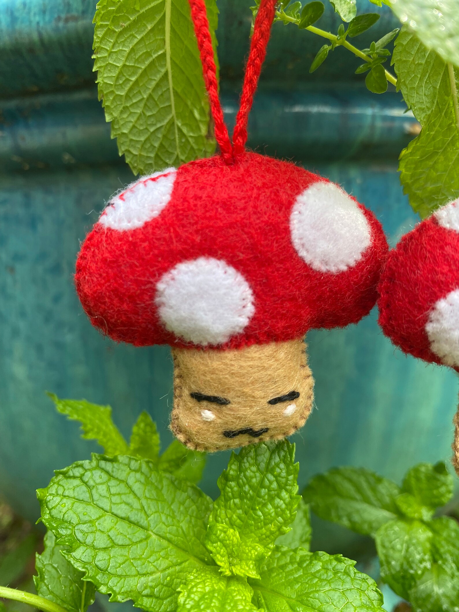 Felt Mushroom || Ornament, Keychain, Decorative || Mushroom, Fungus ...