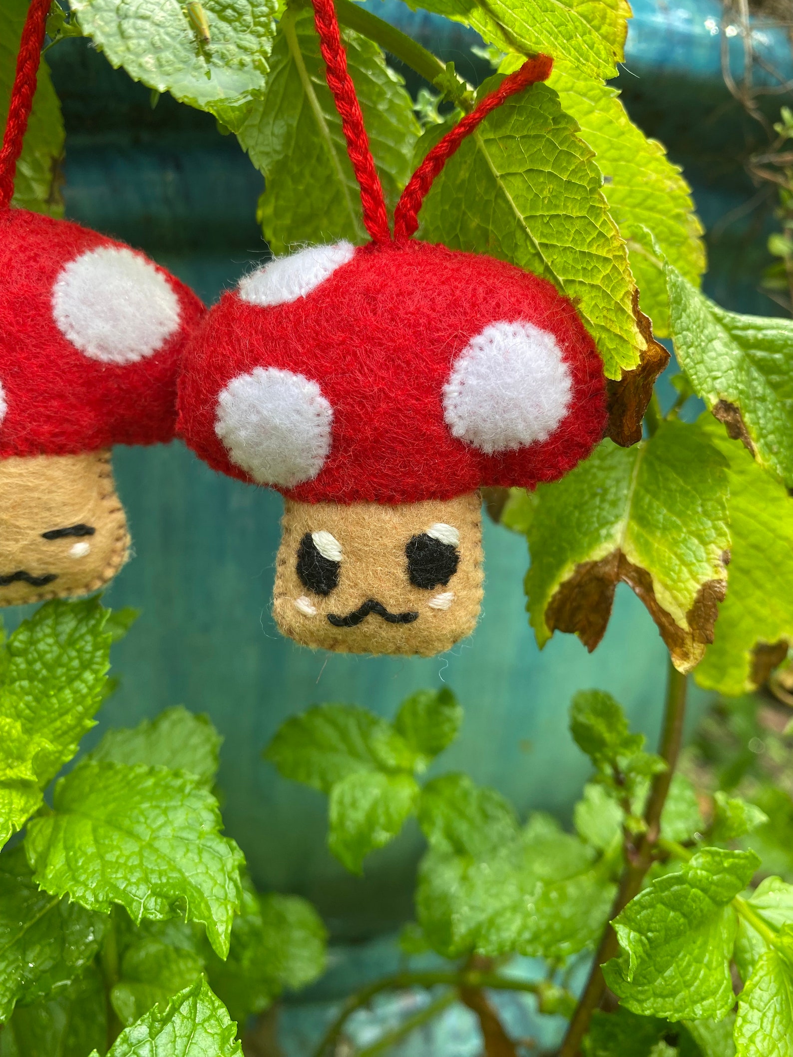 Felt Mushroom || Ornament, Keychain, Decorative || Mushroom, Fungus ...