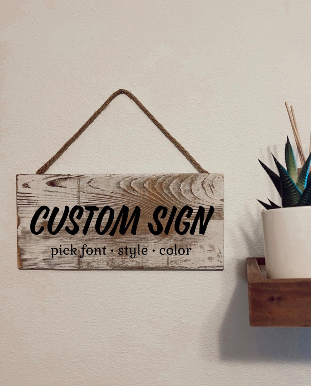 Customizable Hanging Sign | Any Style | Wall Decor - Etsy
