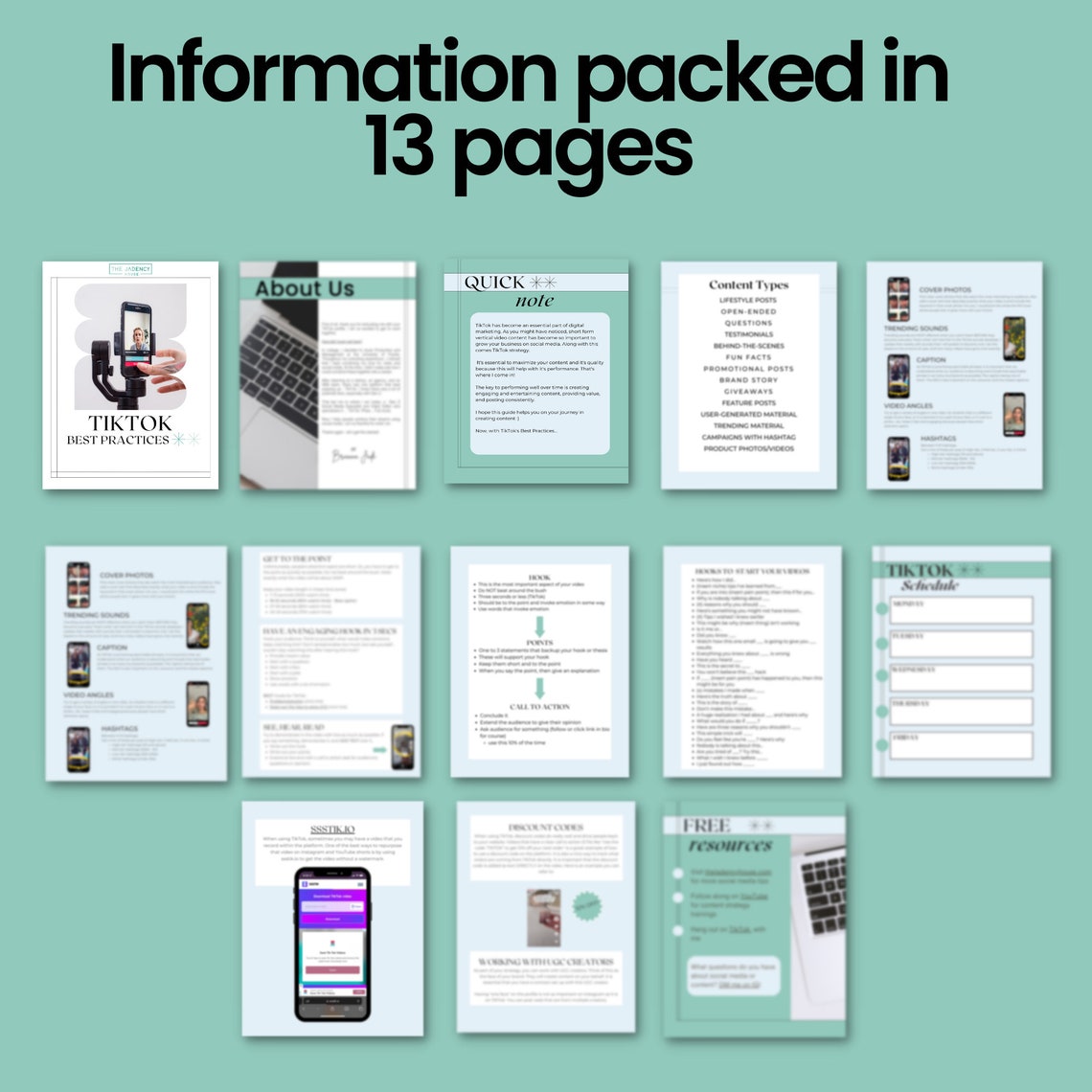Tiktok Templates, Tiktok Best Practices, Content Creator, Marketing for ...