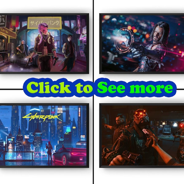 Cyberpunk Poster - Etsy