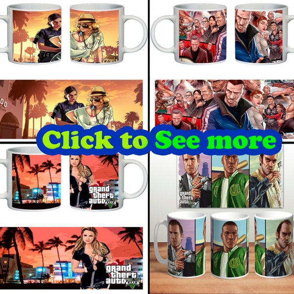 Ceramic Gta Mug - Etsy