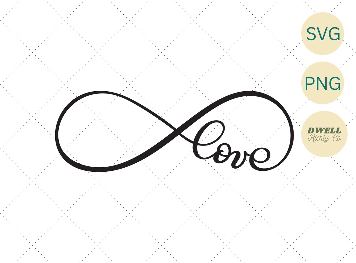 Infinity Love SVG, Infinity Symbol Svg, Valentines Day Svg, Love Png ...